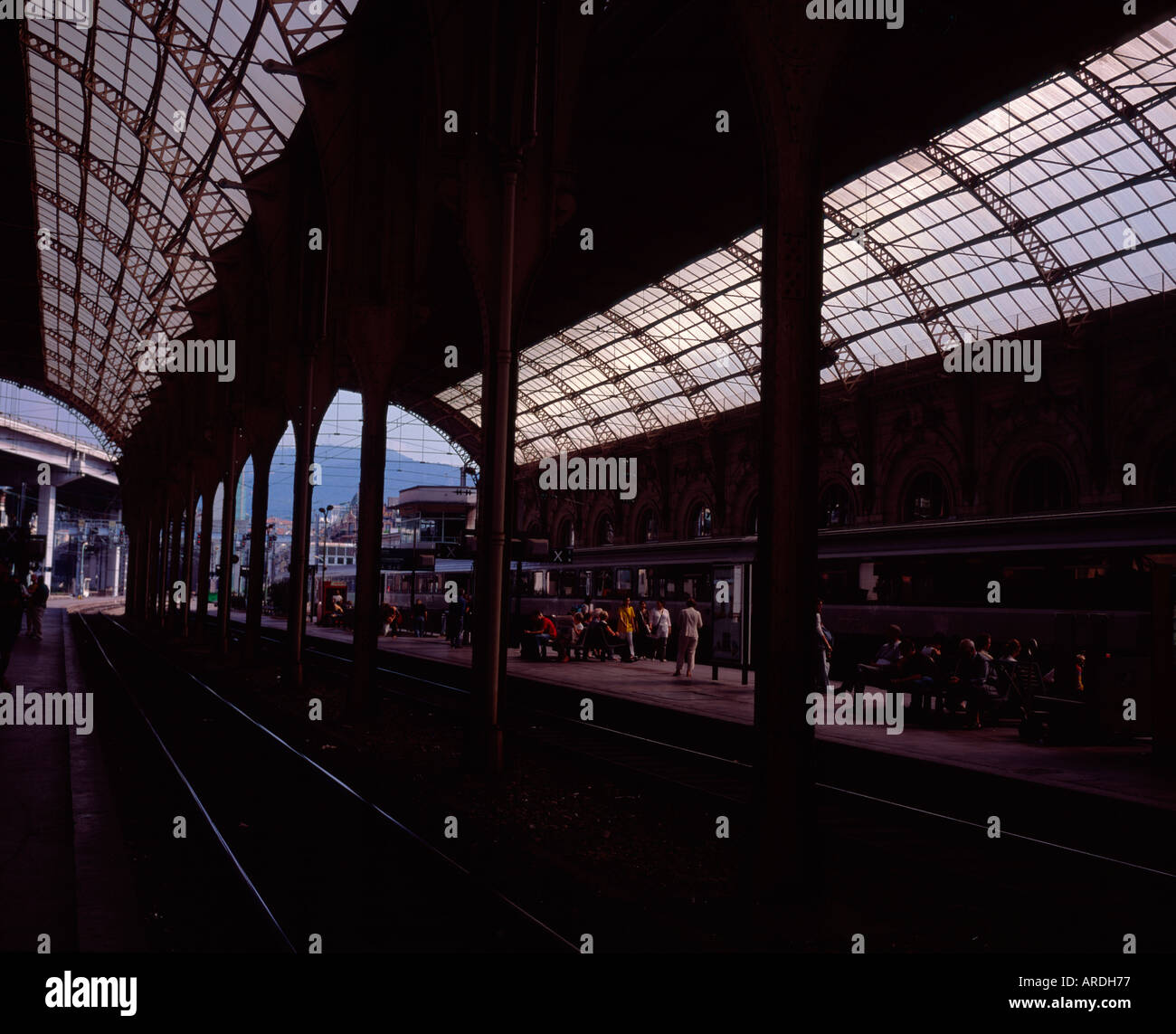 Nice railway station, French Riviera, France Stock Photo - Alamy