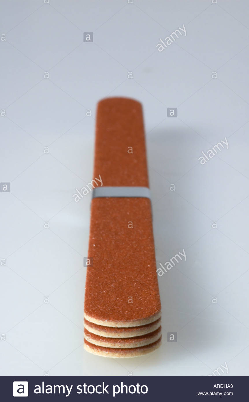A stack of emery boards Stock Photo - Alamy