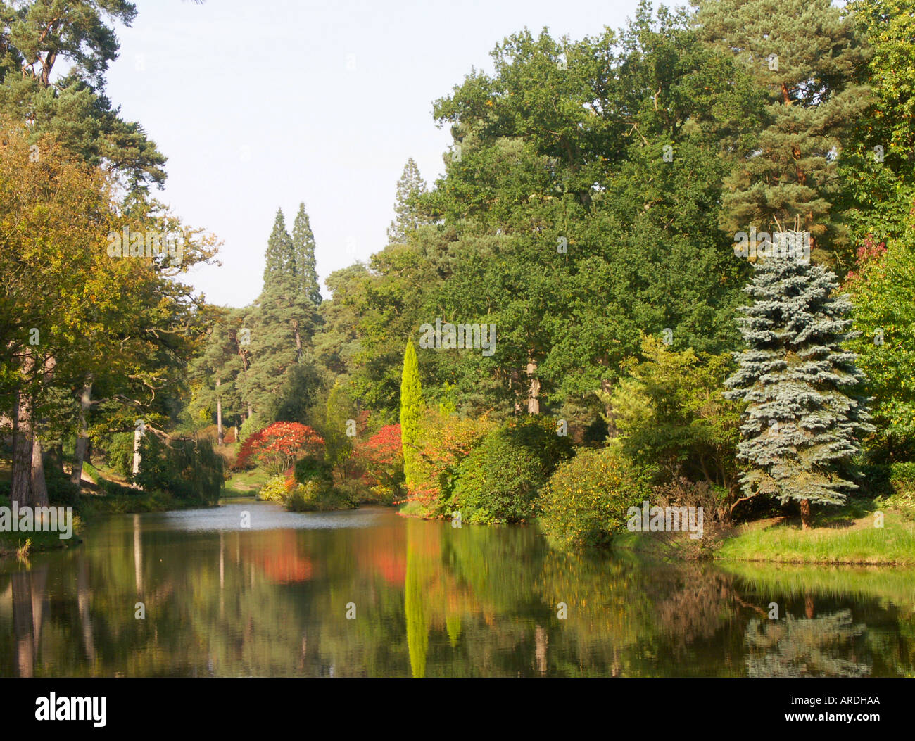 Hammer Pond Leonardslee Lakes and Gardens Lower Beeding Nr Horsham West ...