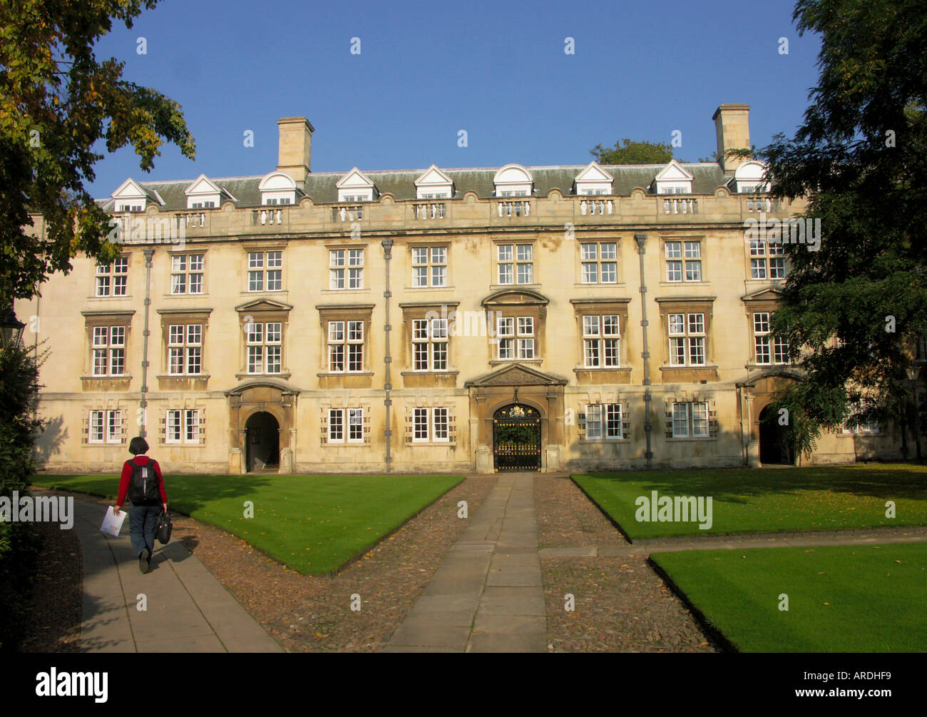Christs college gateway hi-res stock photography and images - Alamy