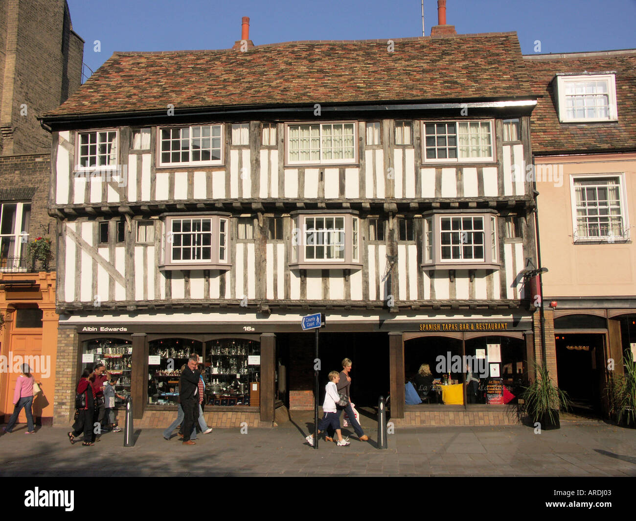 Bridge Street Cambridge Cambridgeshire England Stock Photo - Alamy