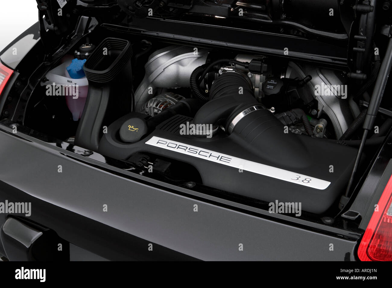 2006 Porsche 911 Carrera S in Black - Engine Stock Photo - Alamy