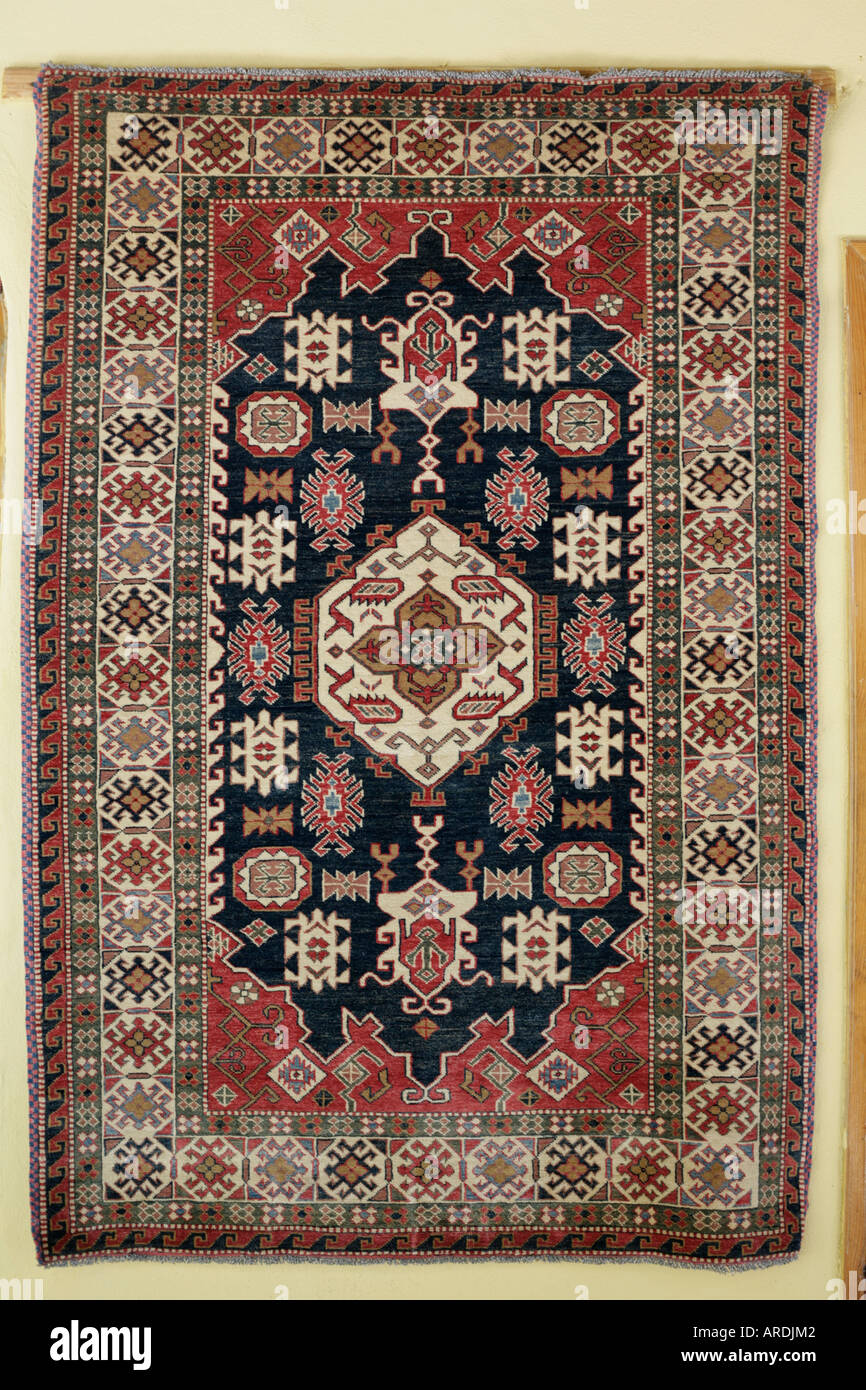 Turkish carpet hung on wall Southern Turkey carpet cooperative near ...