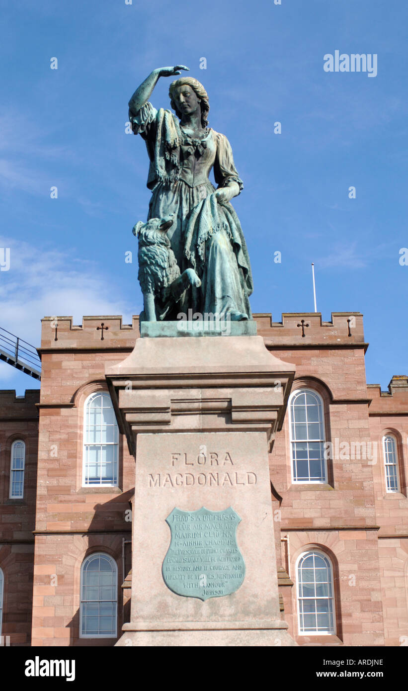Monument to Scottish Heroine Flora MacDonald at Inverness Castle ...