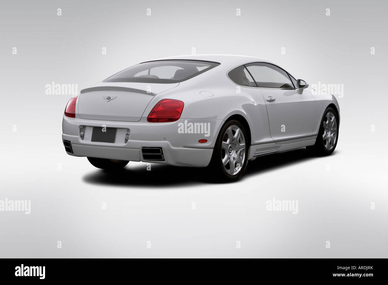 2006 Bentley Continental GT in White - Rear angle view Stock Photo - Alamy