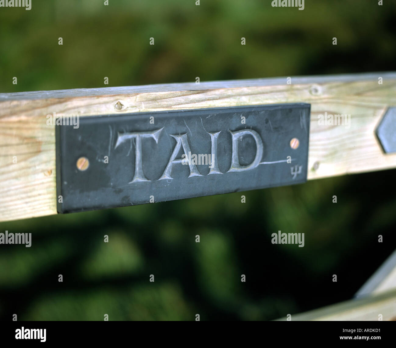 Welsh slate plaque hi-res stock photography and images - Alamy