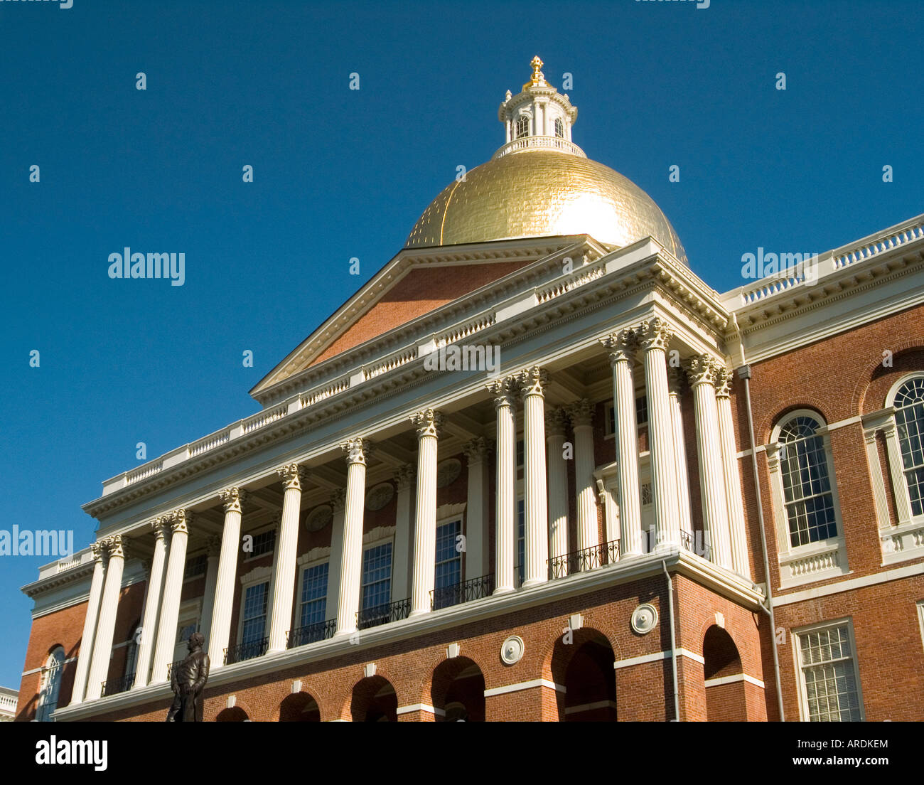 The impressive 'New' State House next to Boston Common, part of the ...