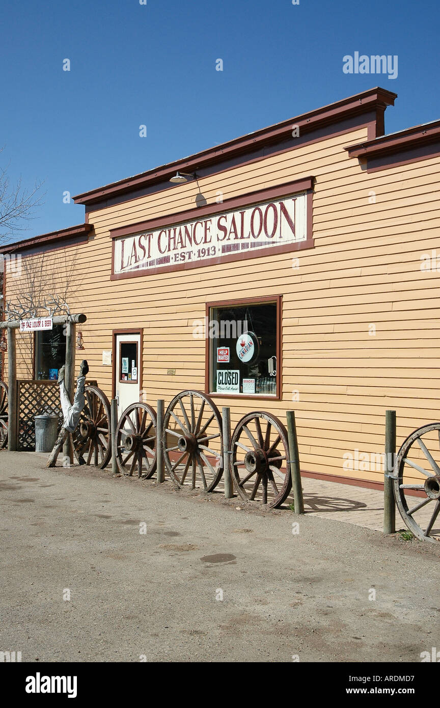 The Last Chance Saloon is a glimpse of the old west in Wayne Alberta ...
