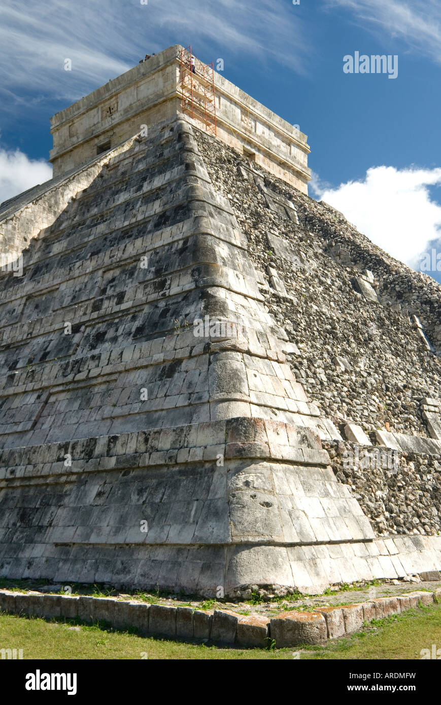 El Castillo Castle Pyramid of Kukulcan Chichen Itza Toltec Maya Ruins ...