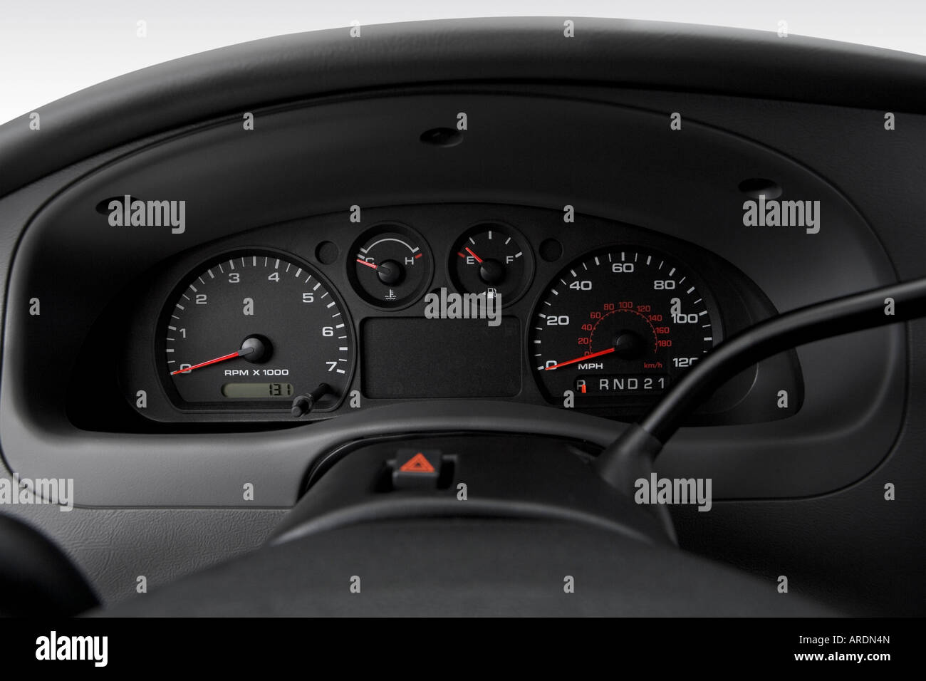 2007 Ford Ranger XLT in Blue - Speedometer/tachometer Stock Photo - Alamy