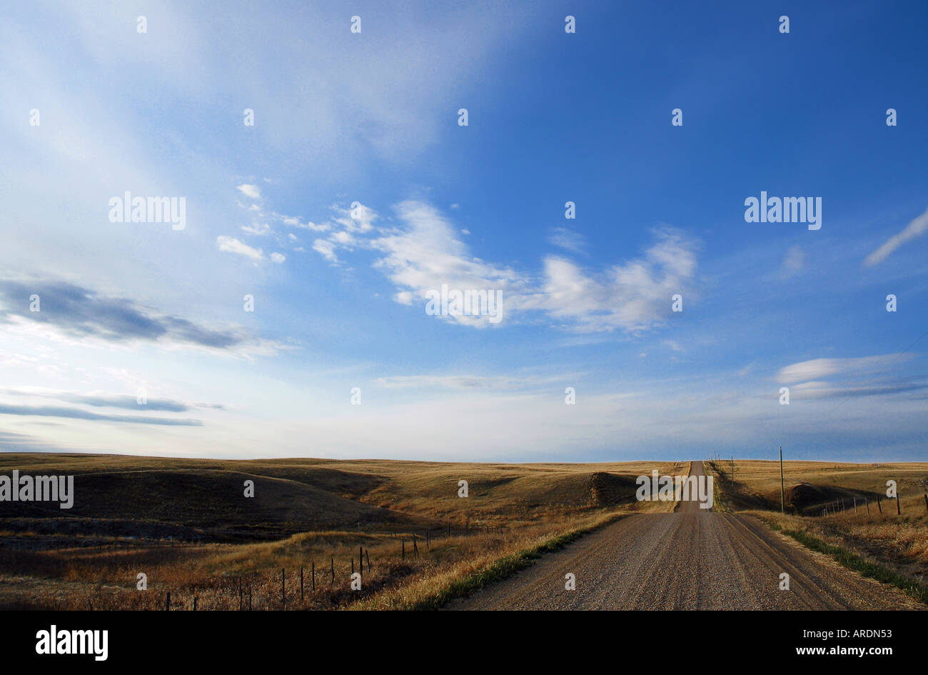 Alberta roads gravel hi-res stock photography and images - Alamy