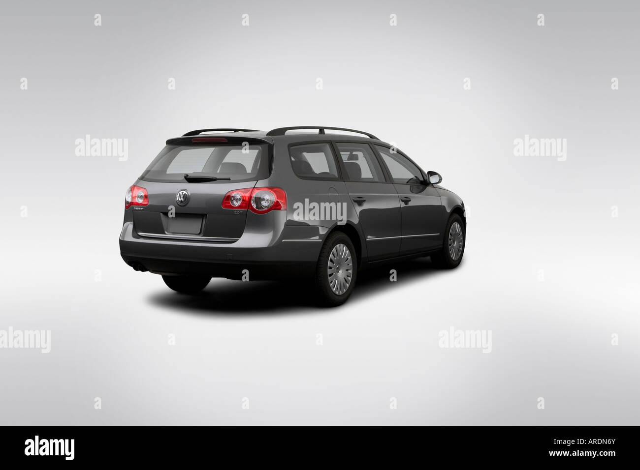 2007 Volkswagen Passat in Gray - Rear angle view Stock Photo - Alamy