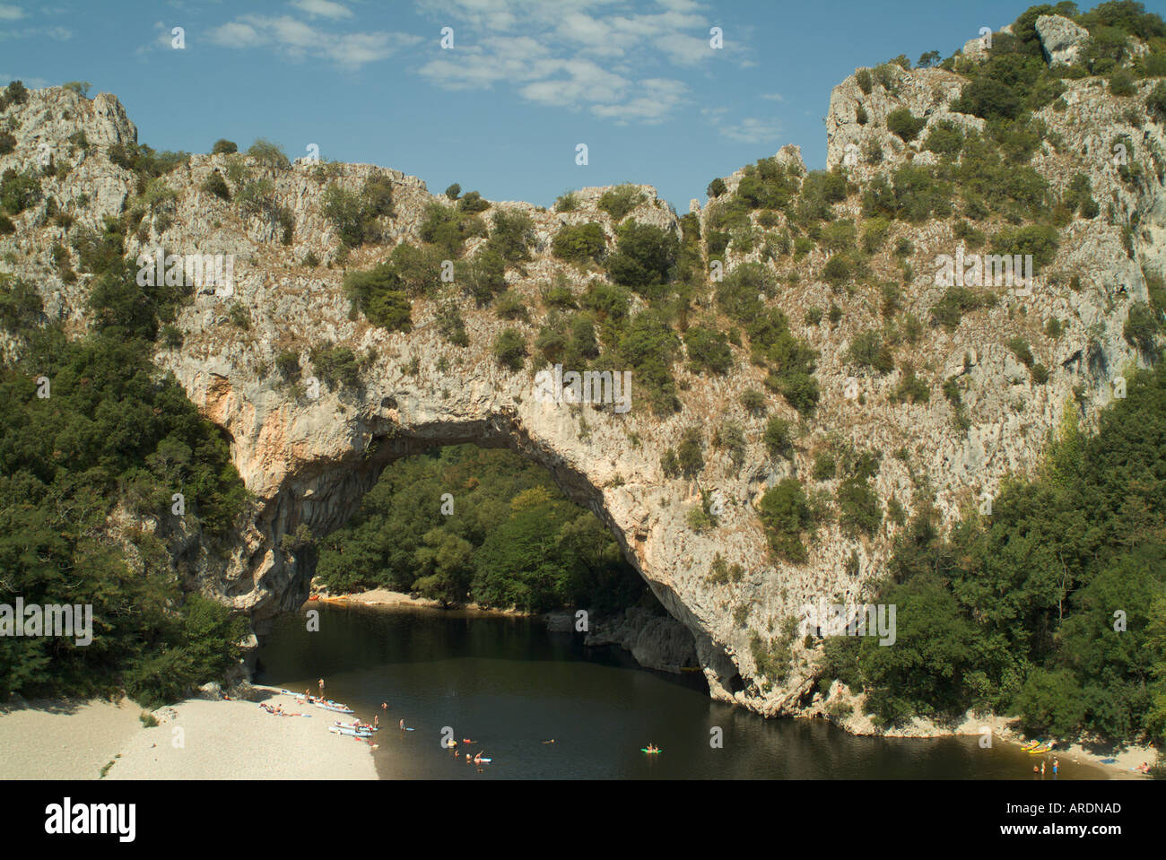 Pont d'Arc, Ardeche Gorge, France Stock Photo - Alamy