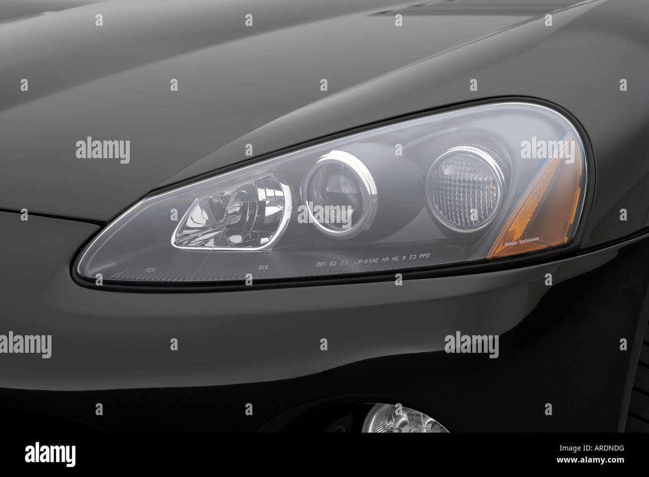2006 Dodge Viper SRT-10 Roadster in Black - Headlight Stock Photo - Alamy