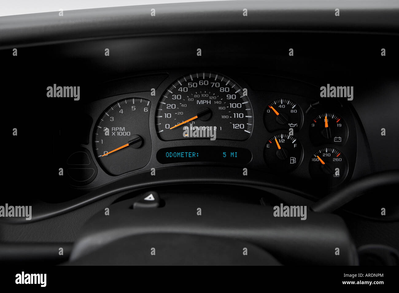 2007 GMC Sierra Classic 1500 SL in Gray - Speedometer/tachometer Stock ...