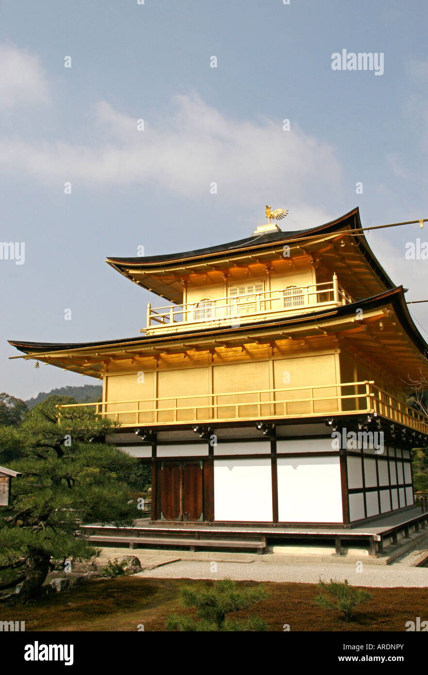 The Golden Pavilion Temple (Kinkaku-ji, Kinkakuji), Kyoto, Japan Stock ...