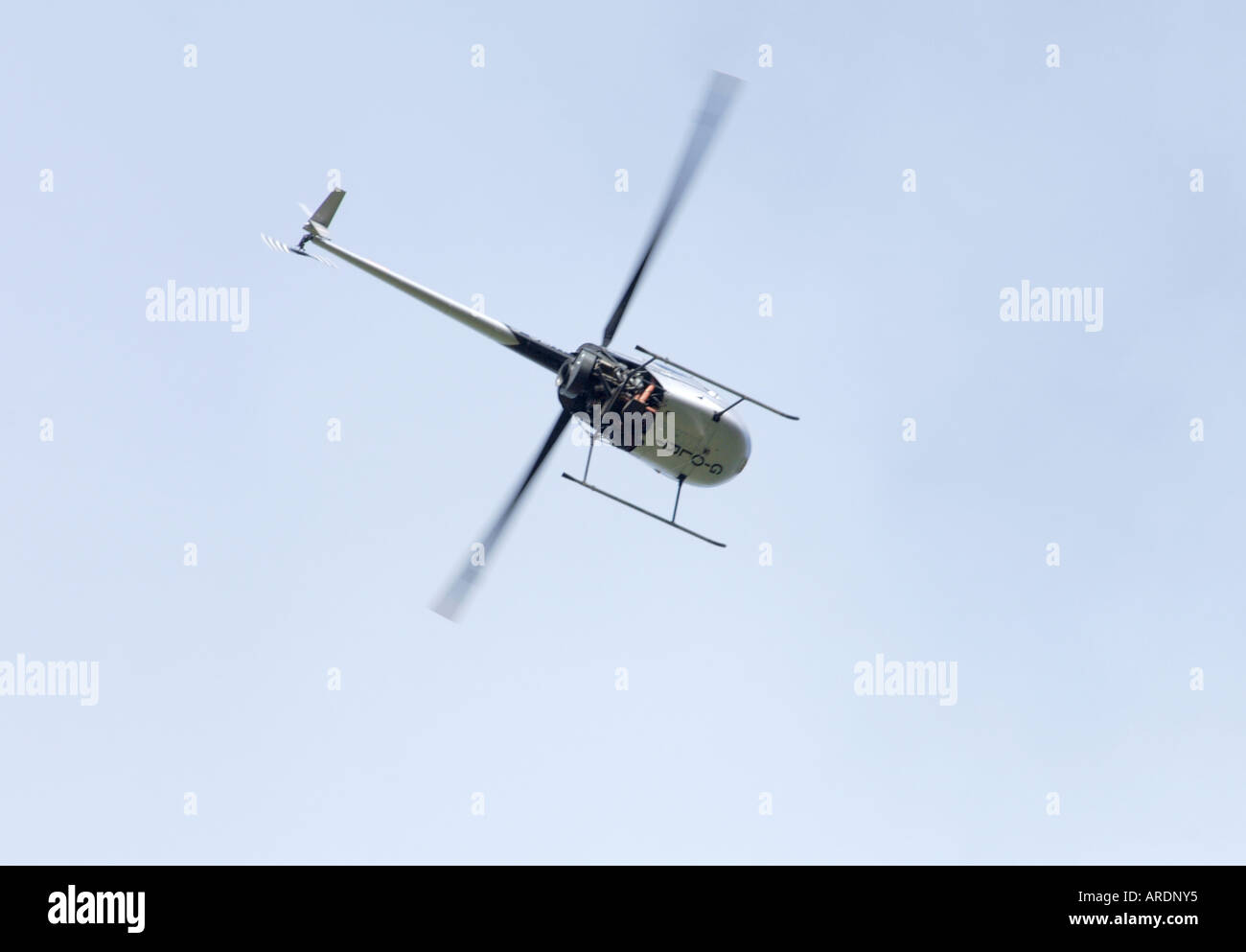 Robinson R22 Two seat Light utility and trainer helicopter. XAV 3658 ...