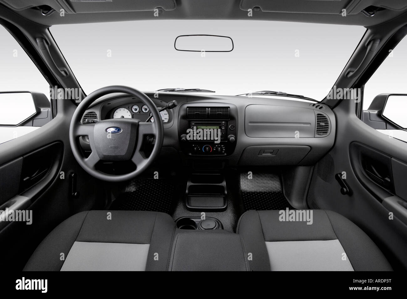 2007 Ford Ranger Sport in Gray - Dashboard, center console, gear ...