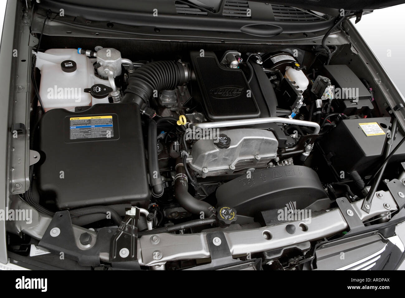 2007 GMC Envoy SLT in Gray - Engine Stock Photo - Alamy