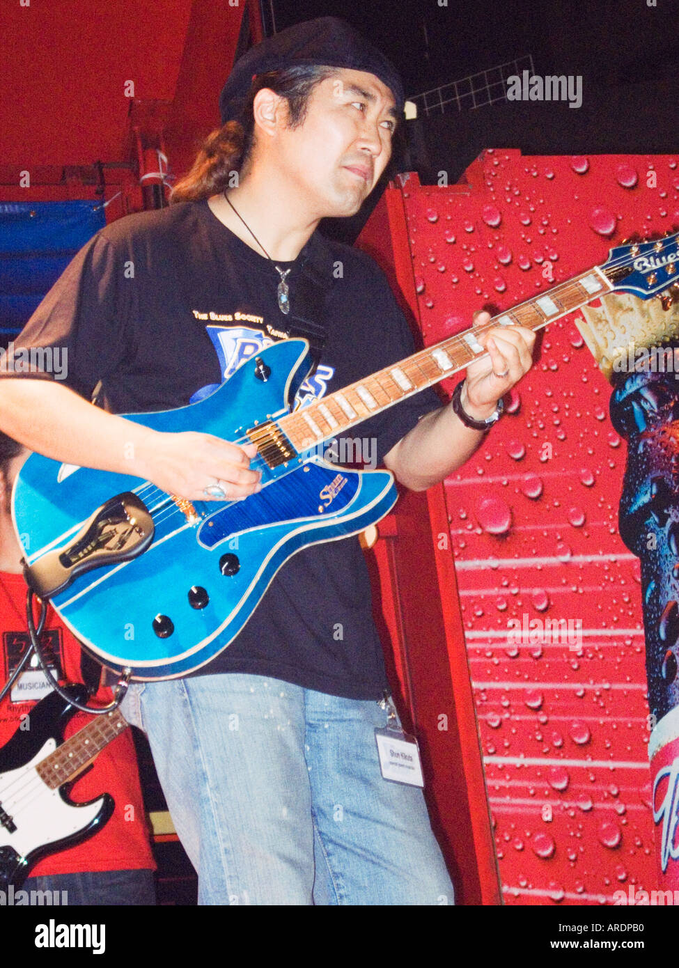 Shun Kikuta Guitarist for Koko Taylor Performing At Blues Bash In ...