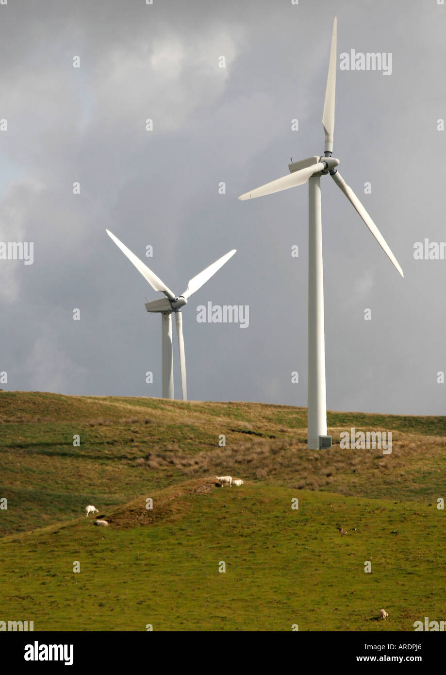 Wind Turbines, West Wales Stock Photo - Alamy