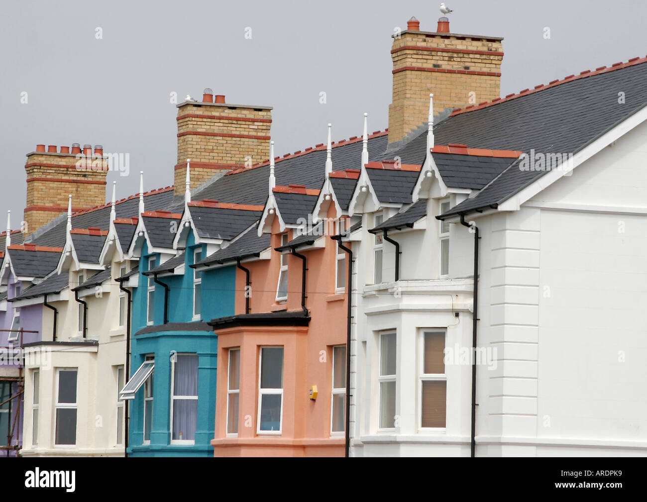 Houses on borth sea front hi-res stock photography and images - Alamy