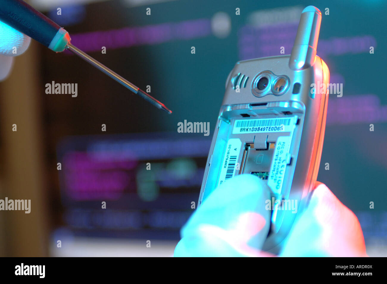 Mobile telephone testing hi-res stock photography and images - Alamy