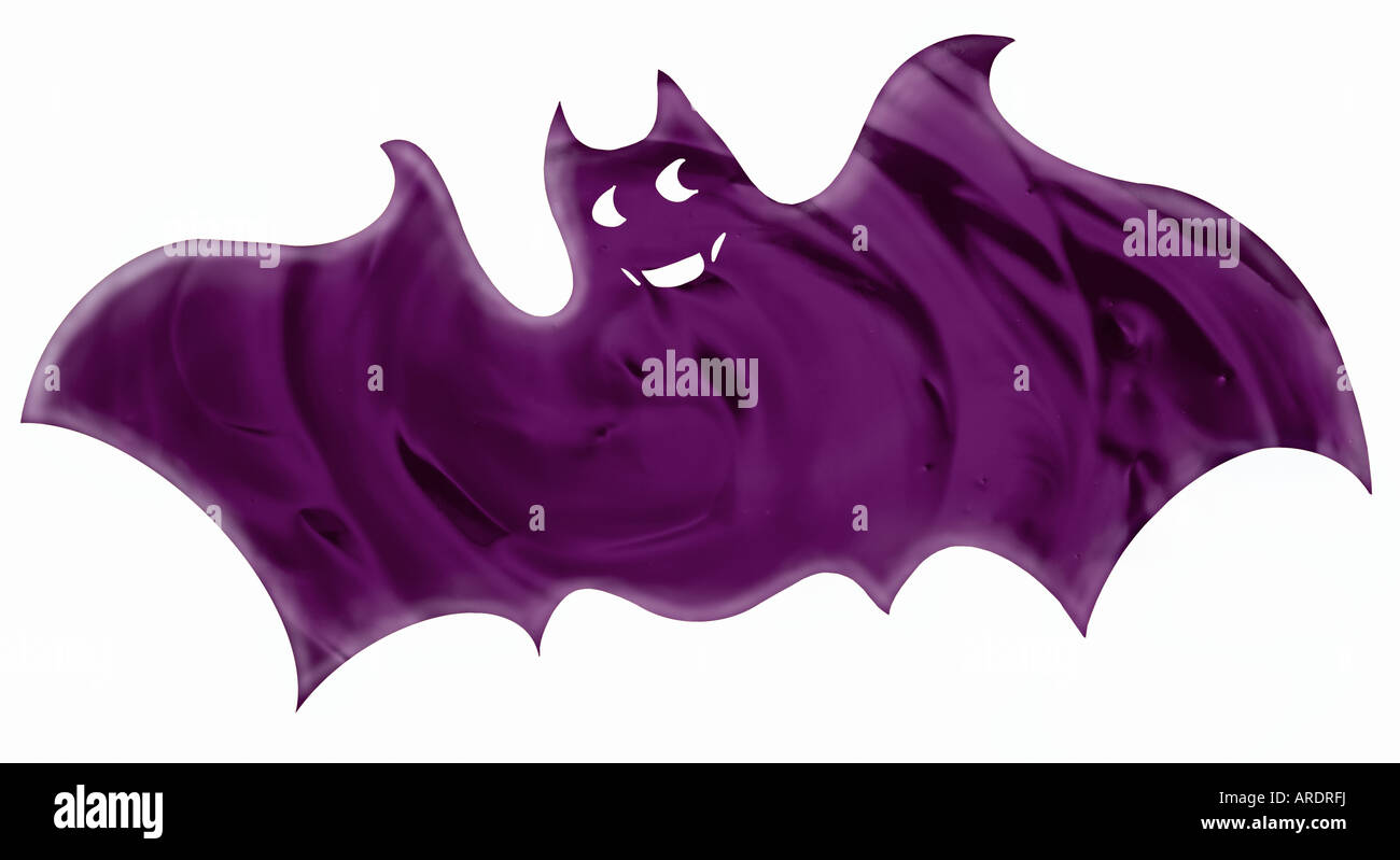 friendly purple bat Stock Photo - Alamy