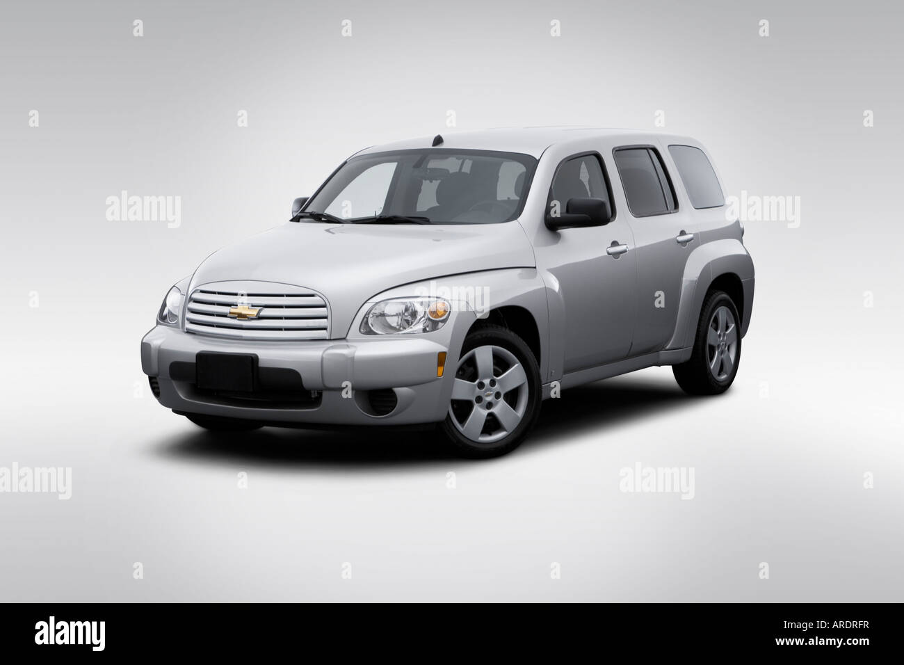 2007 Chevrolet HHR LS in Silver - Front angle view Stock Photo - Alamy