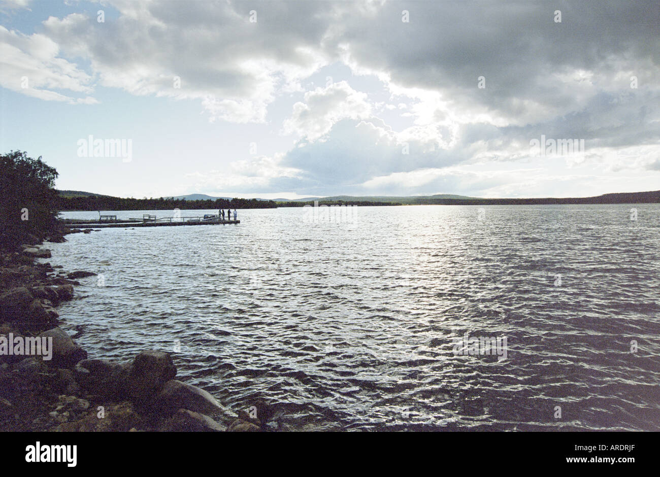 Lake Inari Finland Stock Photo - Alamy
