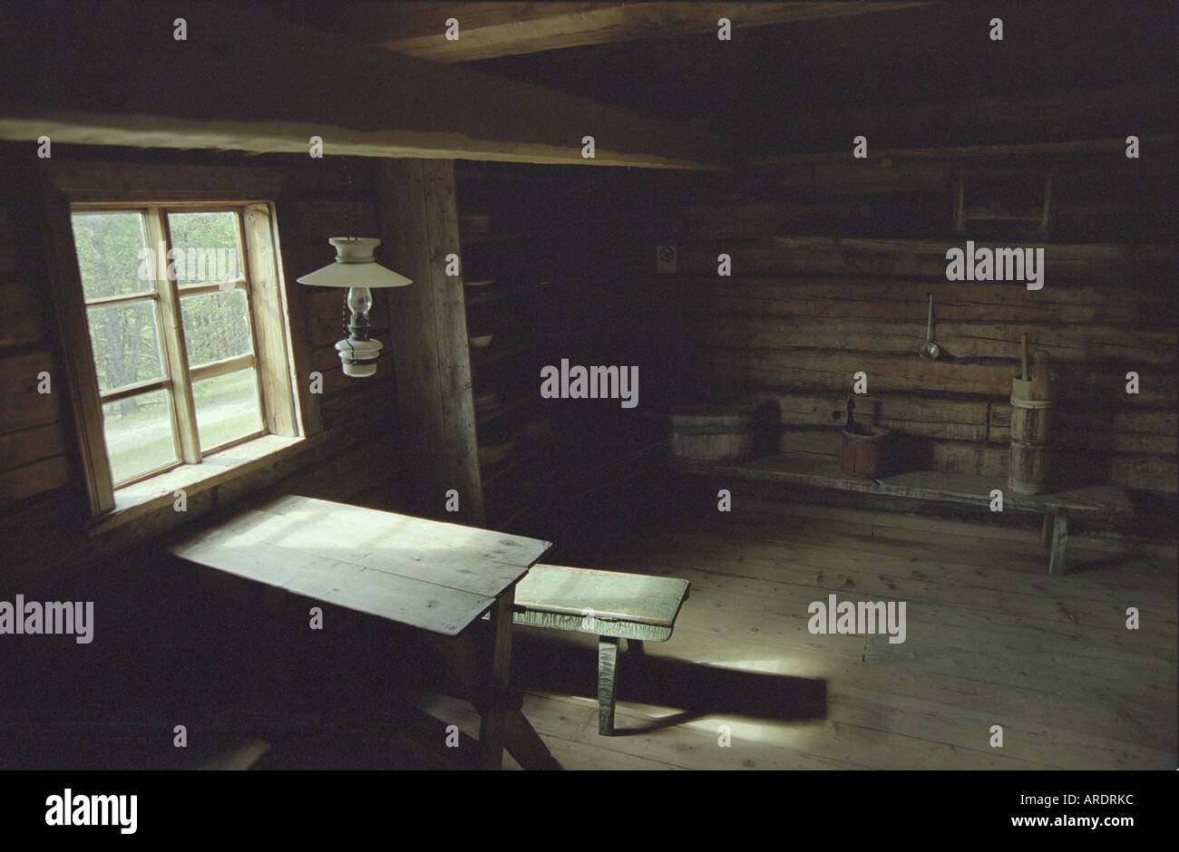 Wooden house Siida Museum Inari Finland Stock Photo - Alamy