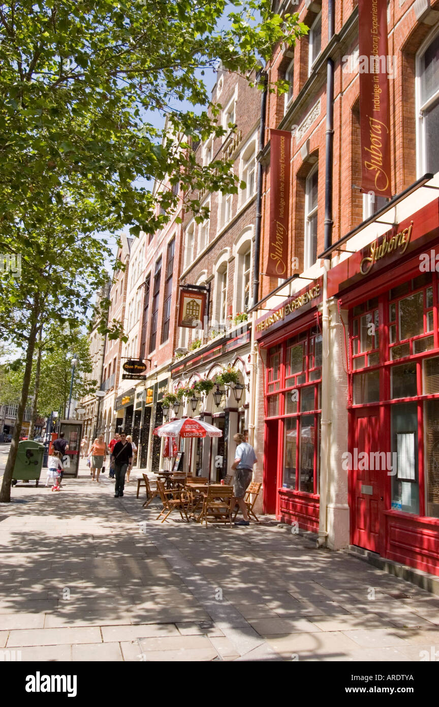 Wine Street Swansea Stock Photo - Alamy