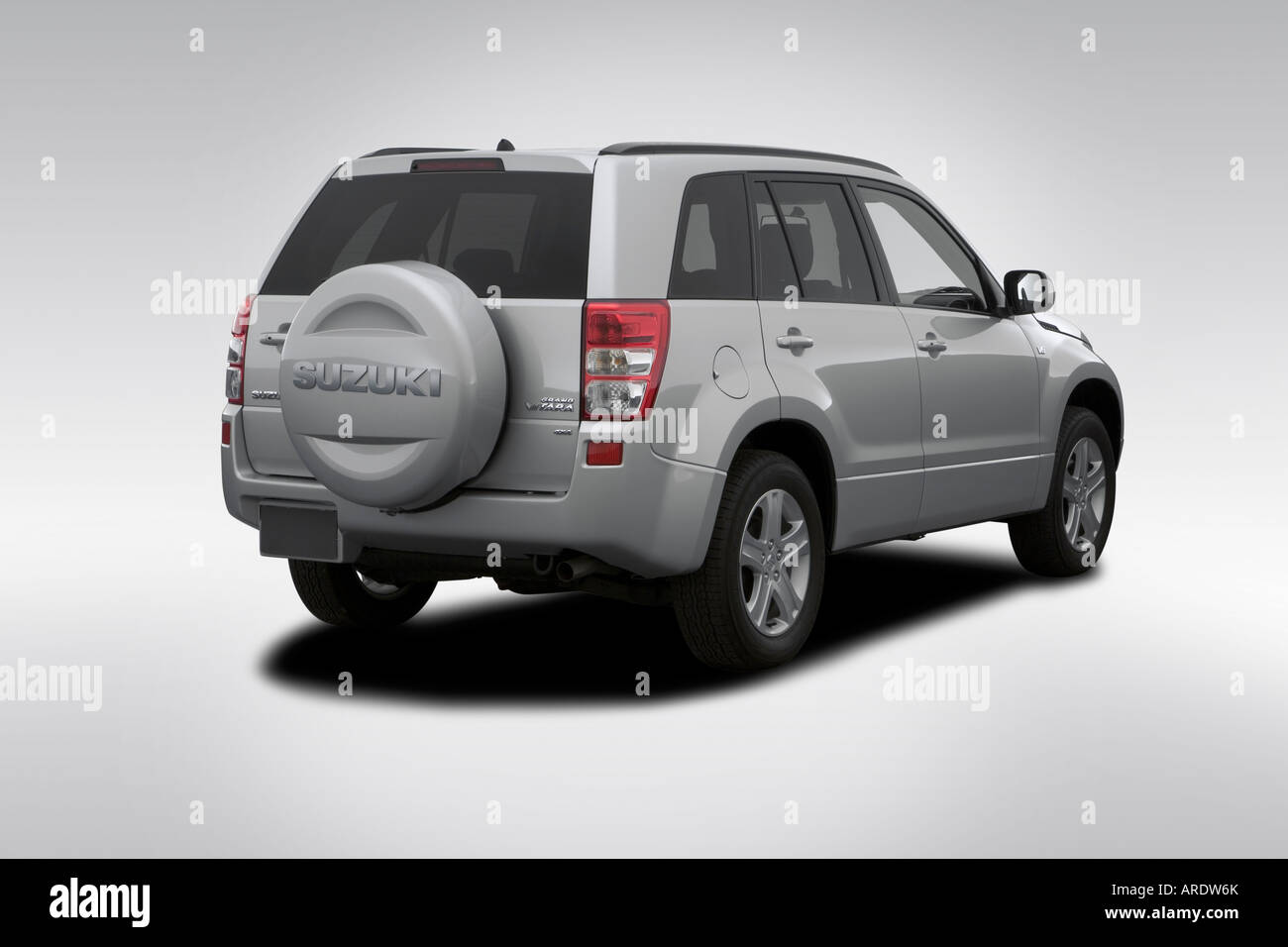 2007 Suzuki Grand Vitara Luxury in Silver - Rear angle view Stock Photo ...