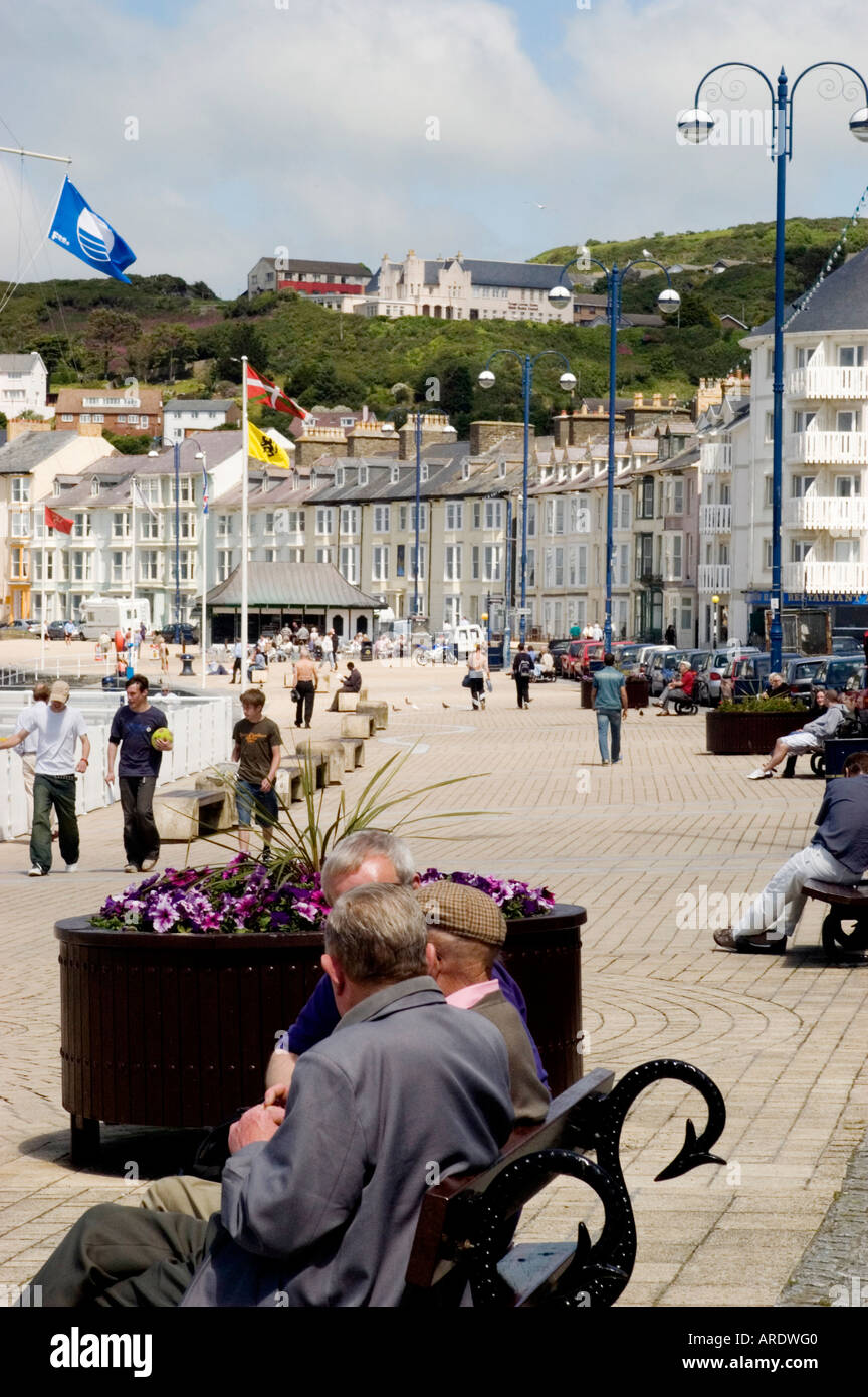 The Promenade at Aberystwyth Wales Stock Photo - Alamy