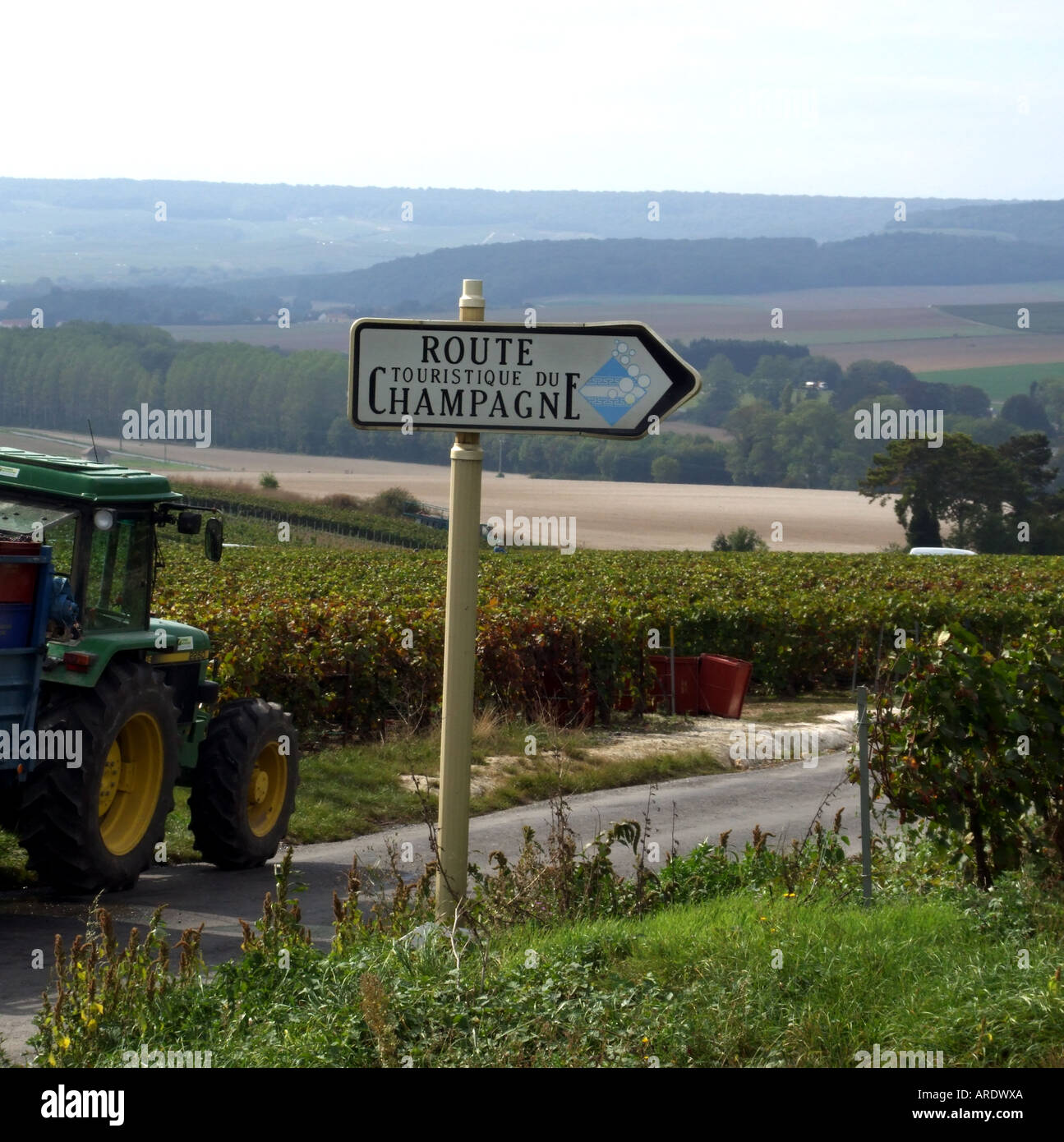 Champagne scenic route hi-res stock photography and images - Alamy