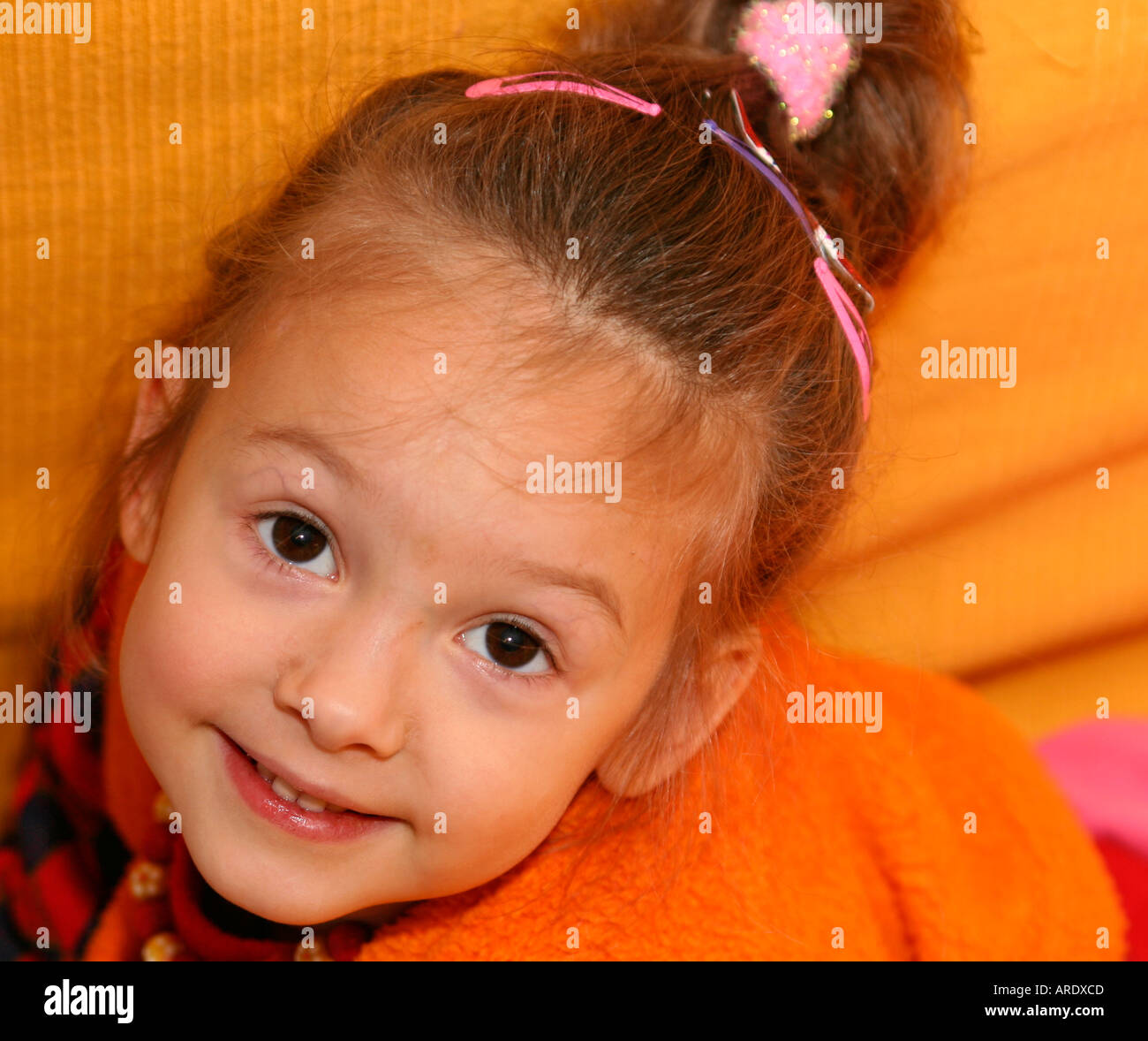 Portrait smiling four year old hi-res stock photography and images - Alamy