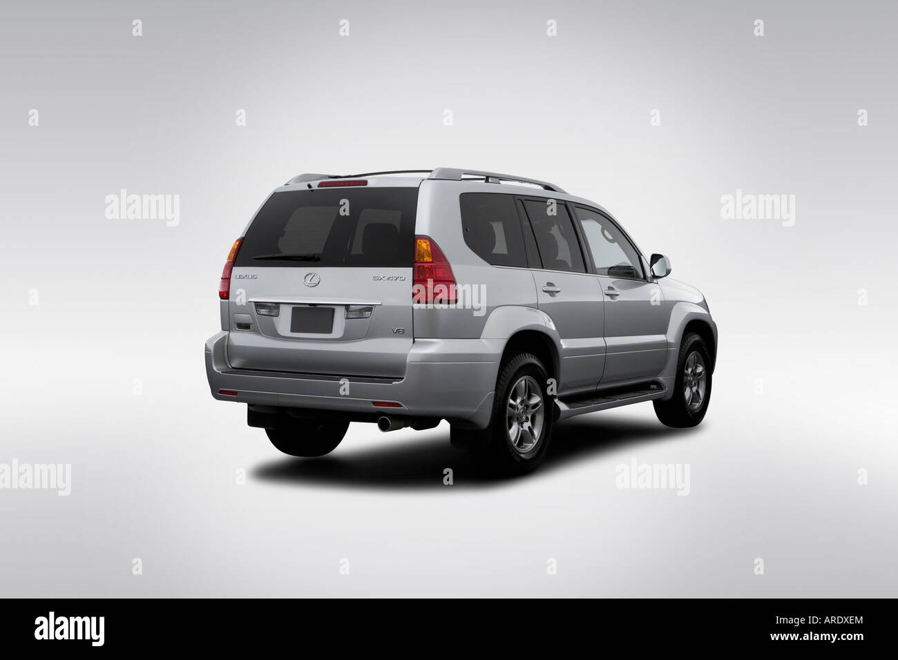 2006 Lexus GX 470 Sport in Gray - Rear angle view Stock Photo - Alamy