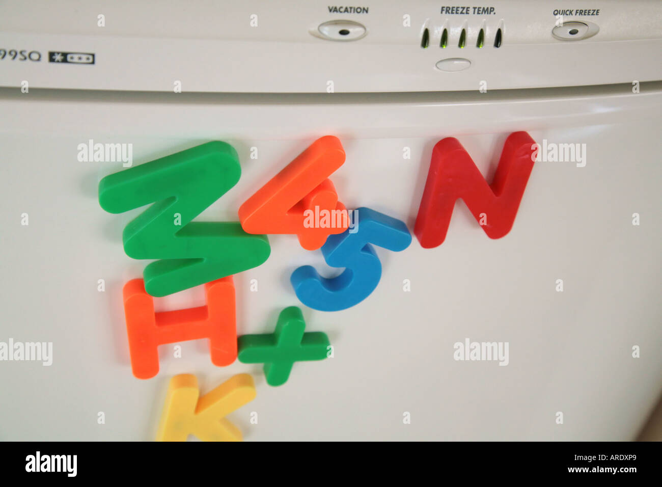 Fridge magnet alphabet hi-res stock photography and images - Alamy