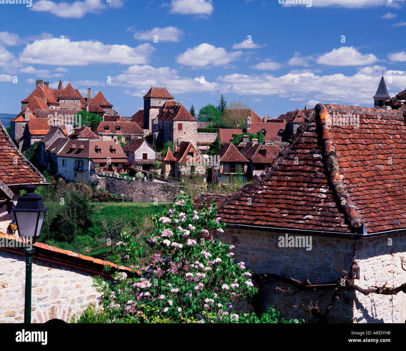 Loubressac in the Quercy Lot France Stock Photo - Alamy