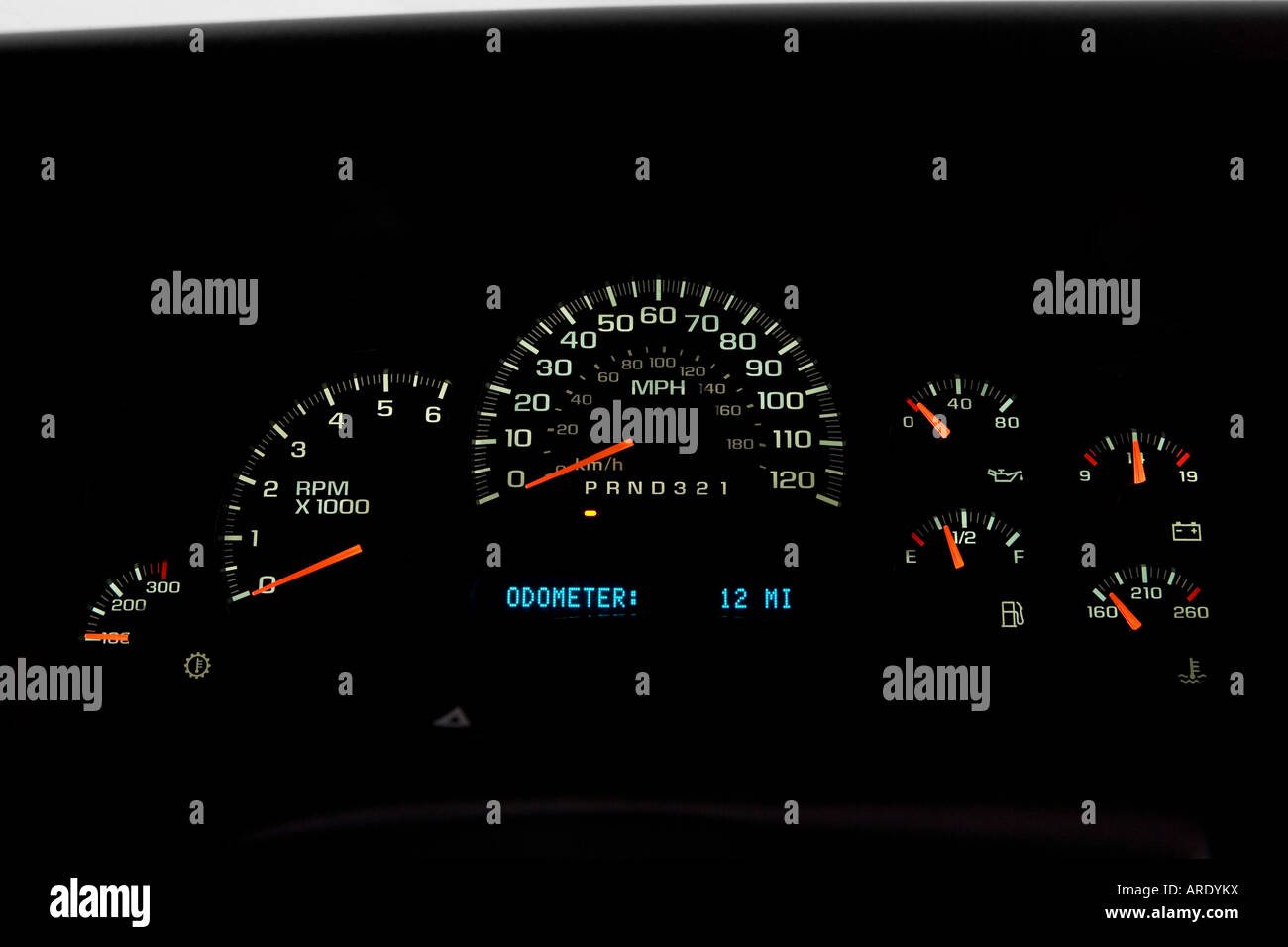 2006 Chevrolet Silverado 1500 HD LT in Red - Speedometer/tachometer ...