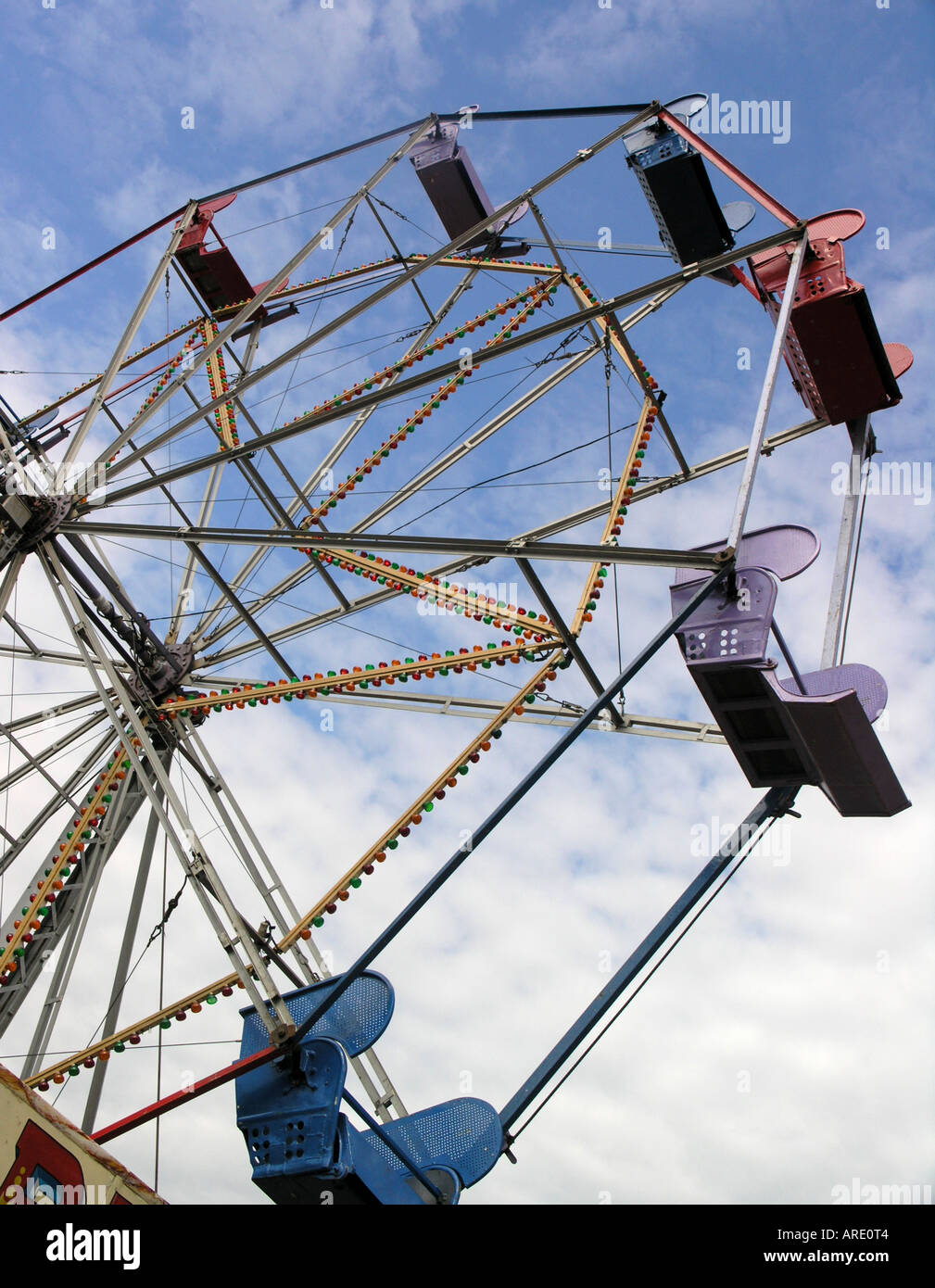 Ferris Wheel in a fairground Stock Photo - Alamy