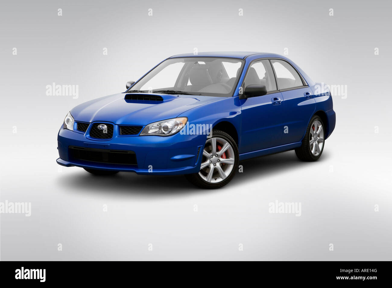 2006 Subaru Impreza WRX TR in - Front angle view Stock Photo - Alamy