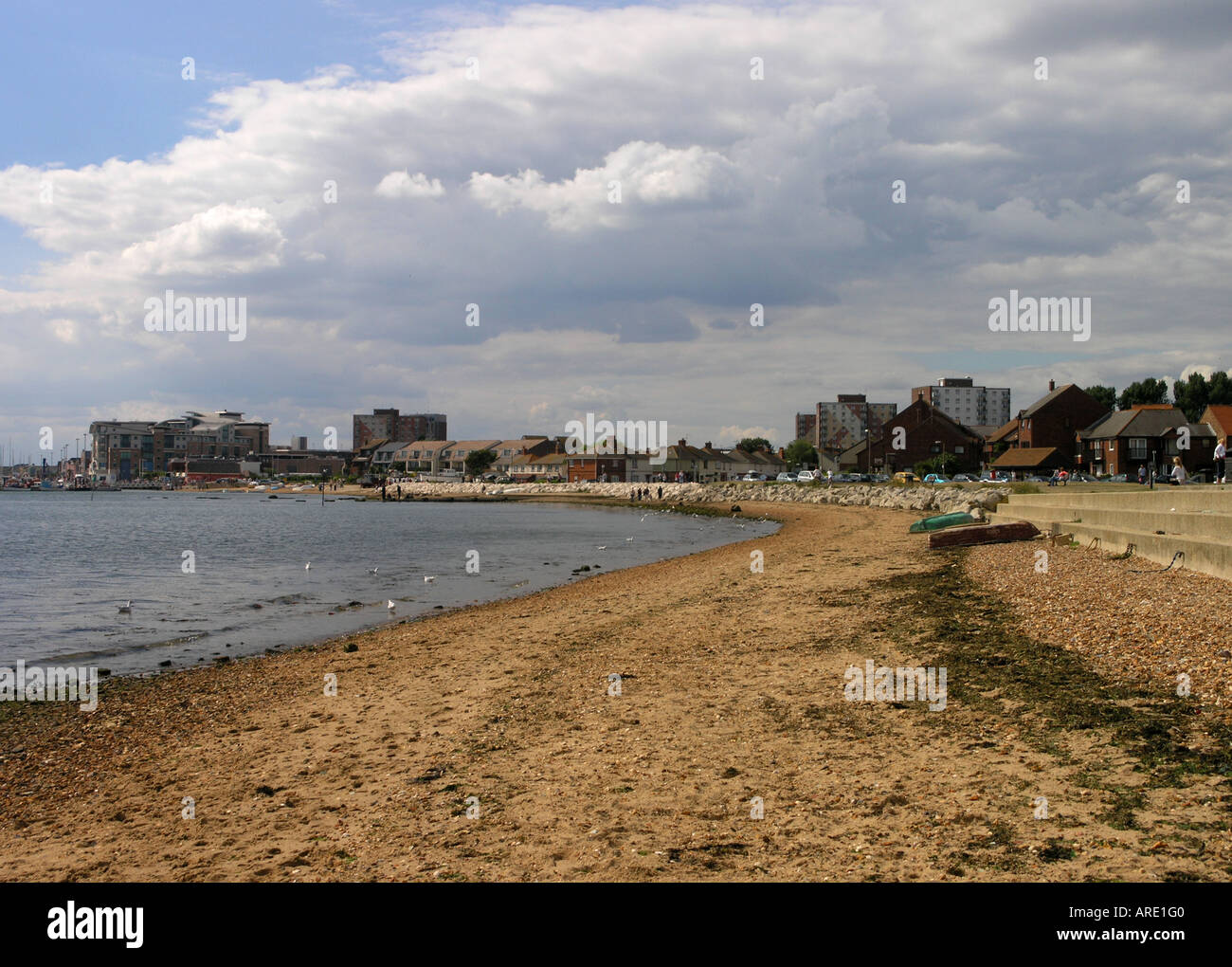 Beach at Poole Dorset Stock Photo - Alamy