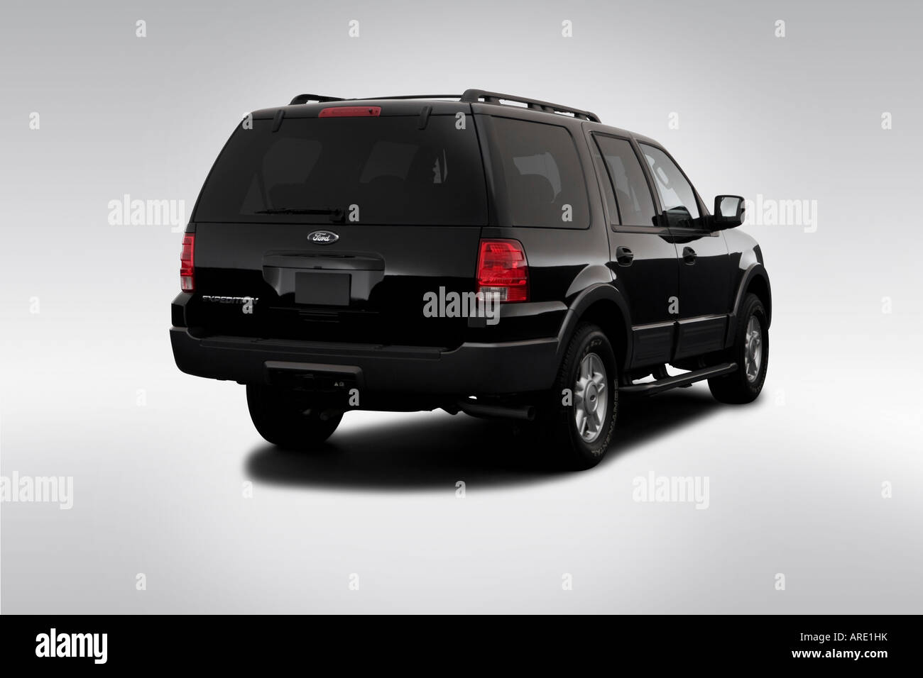 2006 Ford Expedition XLT Sport in Black - Rear angle view Stock Photo ...