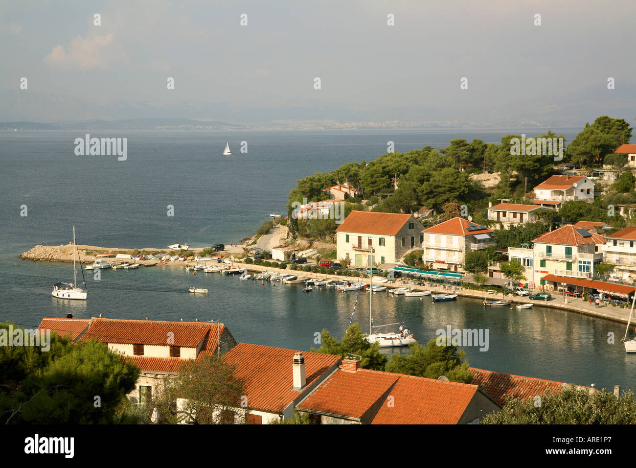 Croatia. Solta island. Stomorska Stock Photo - Alamy