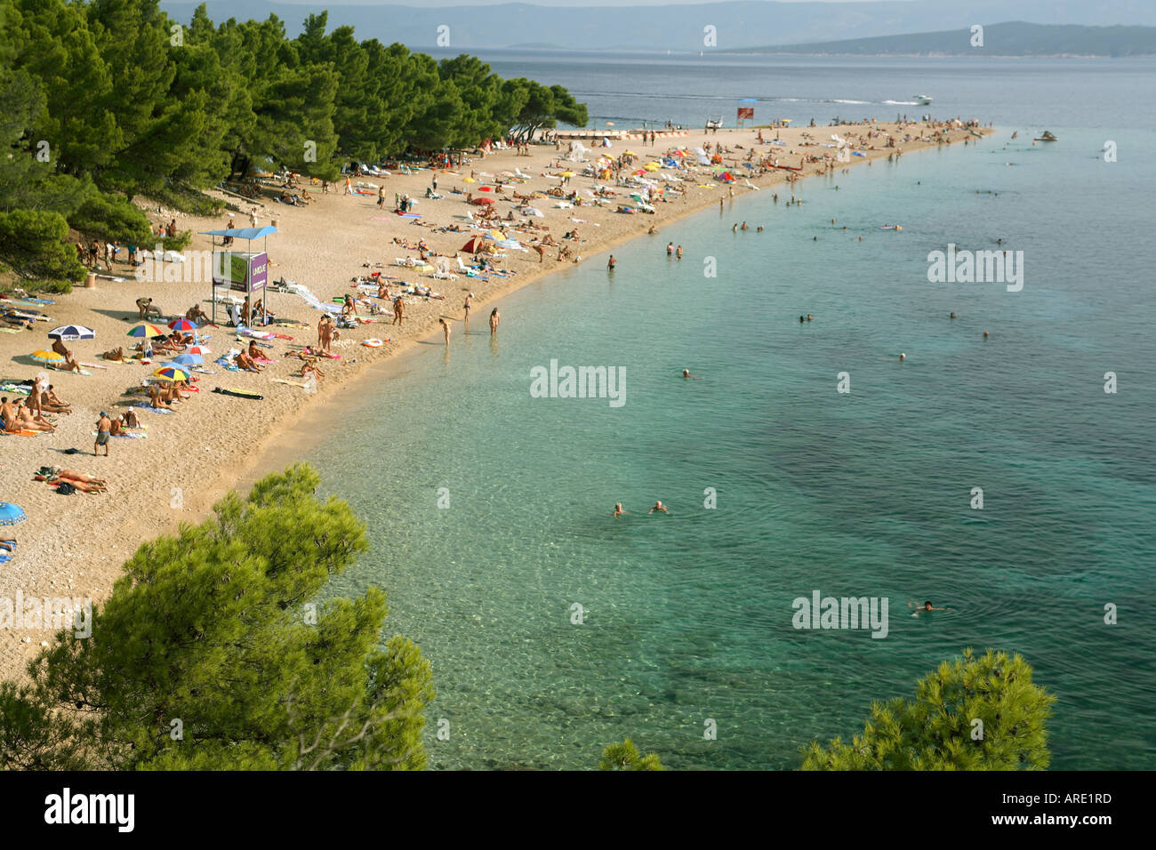 Croatia. Brac. Bol beach Stock Photo - Alamy