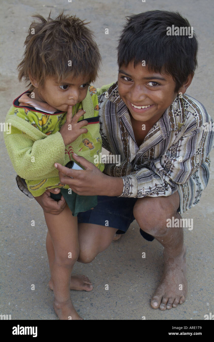 Indian two brothers hugging hi-res stock photography and images - Alamy