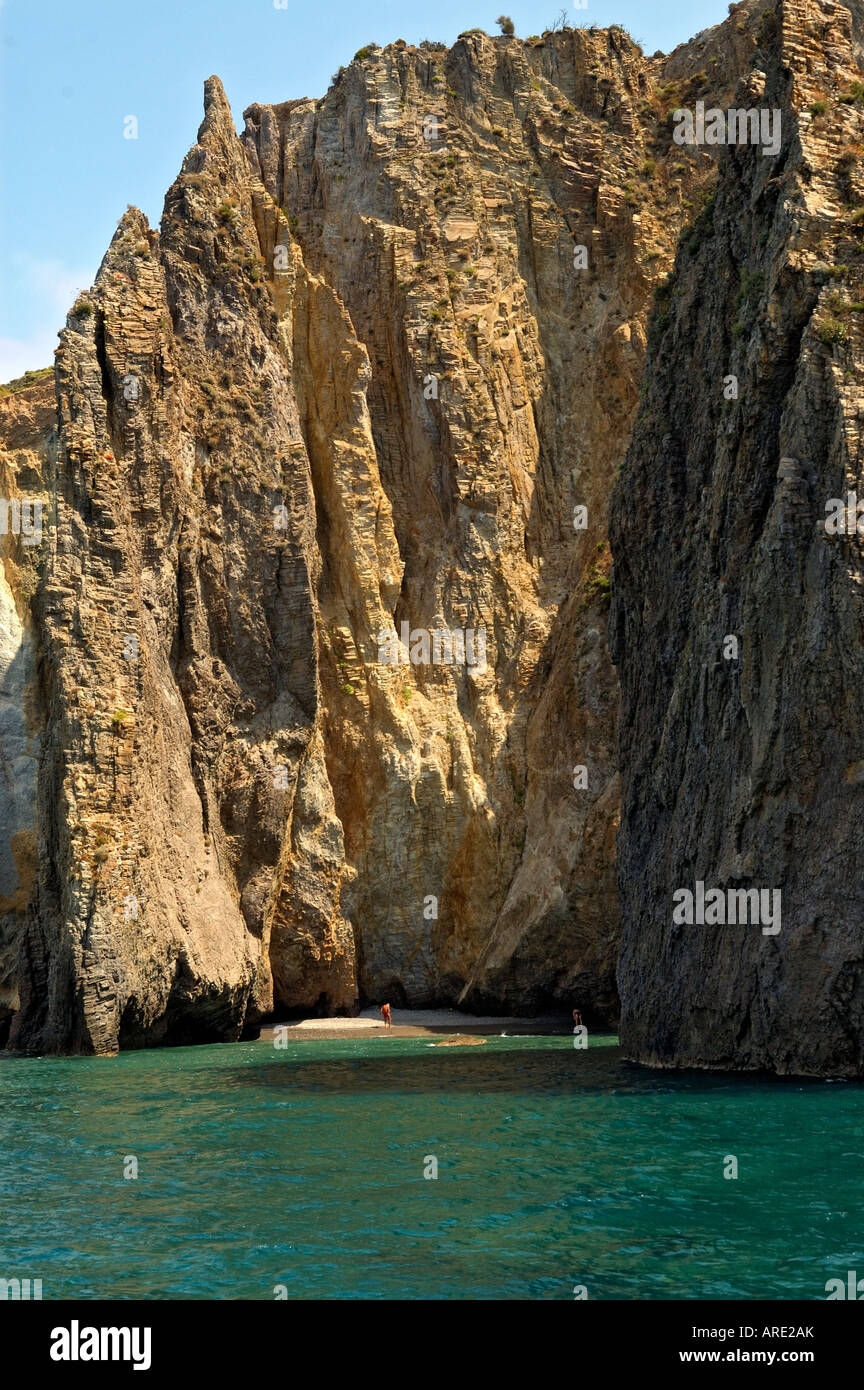 Ponza isole pontine Lazio Italy pontine island, mediterranean sea ...