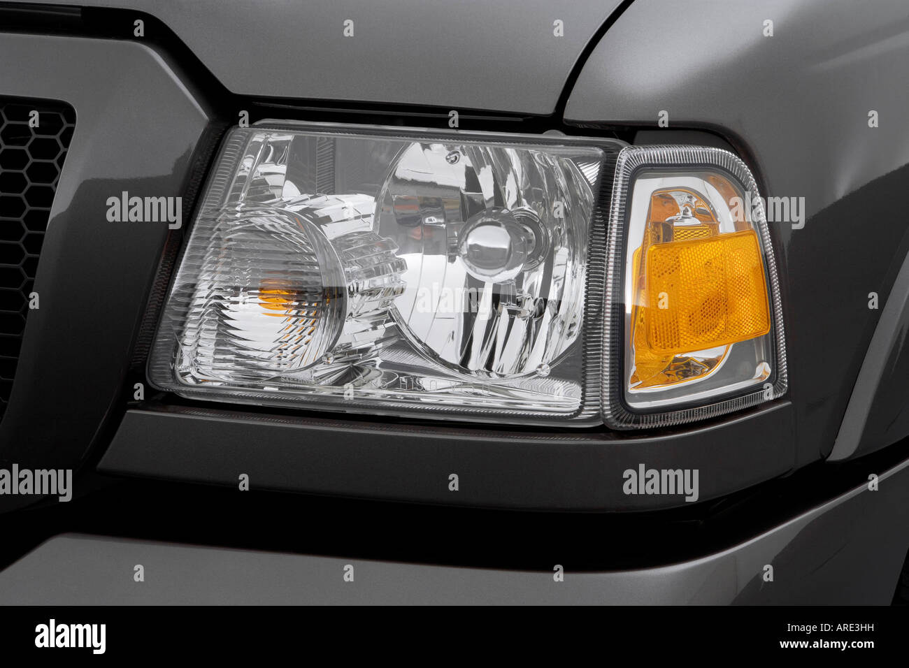 2006 Ford Ranger Sport in Gray - Headlight Stock Photo - Alamy
