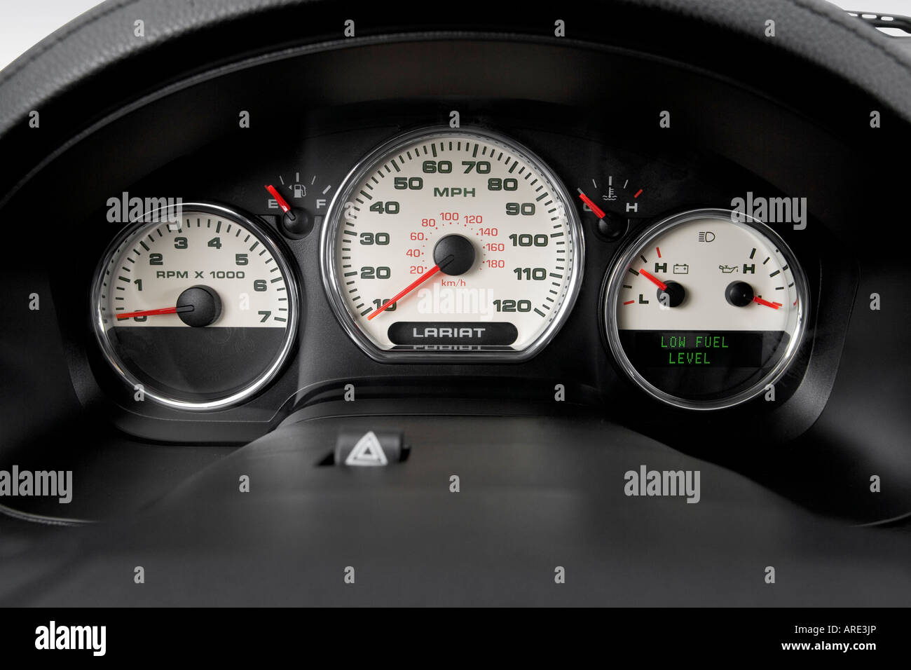 2006 Ford F-150 Lariat in Black - Speedometer/tachometer Stock Photo ...